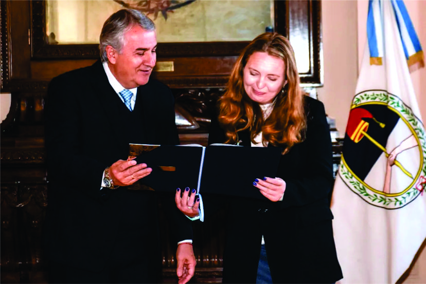 Gerardo Morales y Tulia Snopek recibieron a la Embajadora del Reino ...