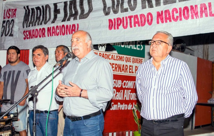 Mario Fiad en San Pedro: “Entre los extremos, está la candidata a ...