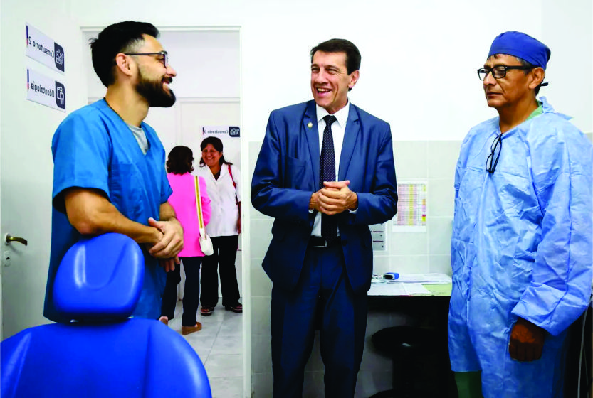 Sadir destacó «la gran red de atención del sistema de salud ...