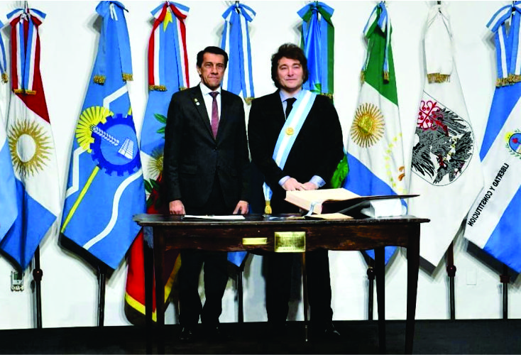 Sadir: «El objetivo único es que el país y las provincias salgan ...